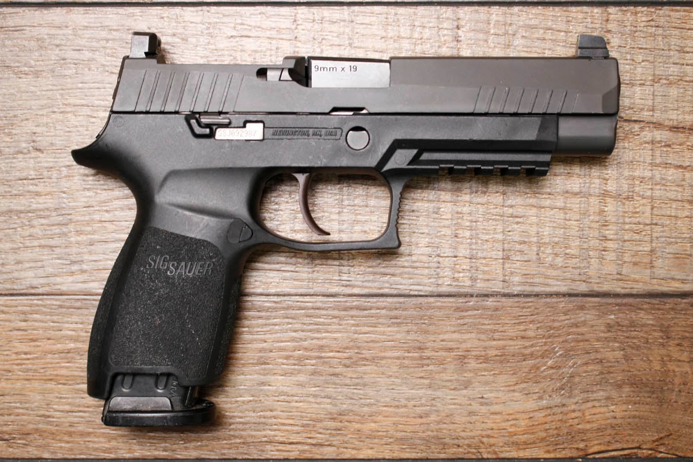 Sig Sauer P320 9mm Full-Size Optic Ready Police Trade-in Pistol ...