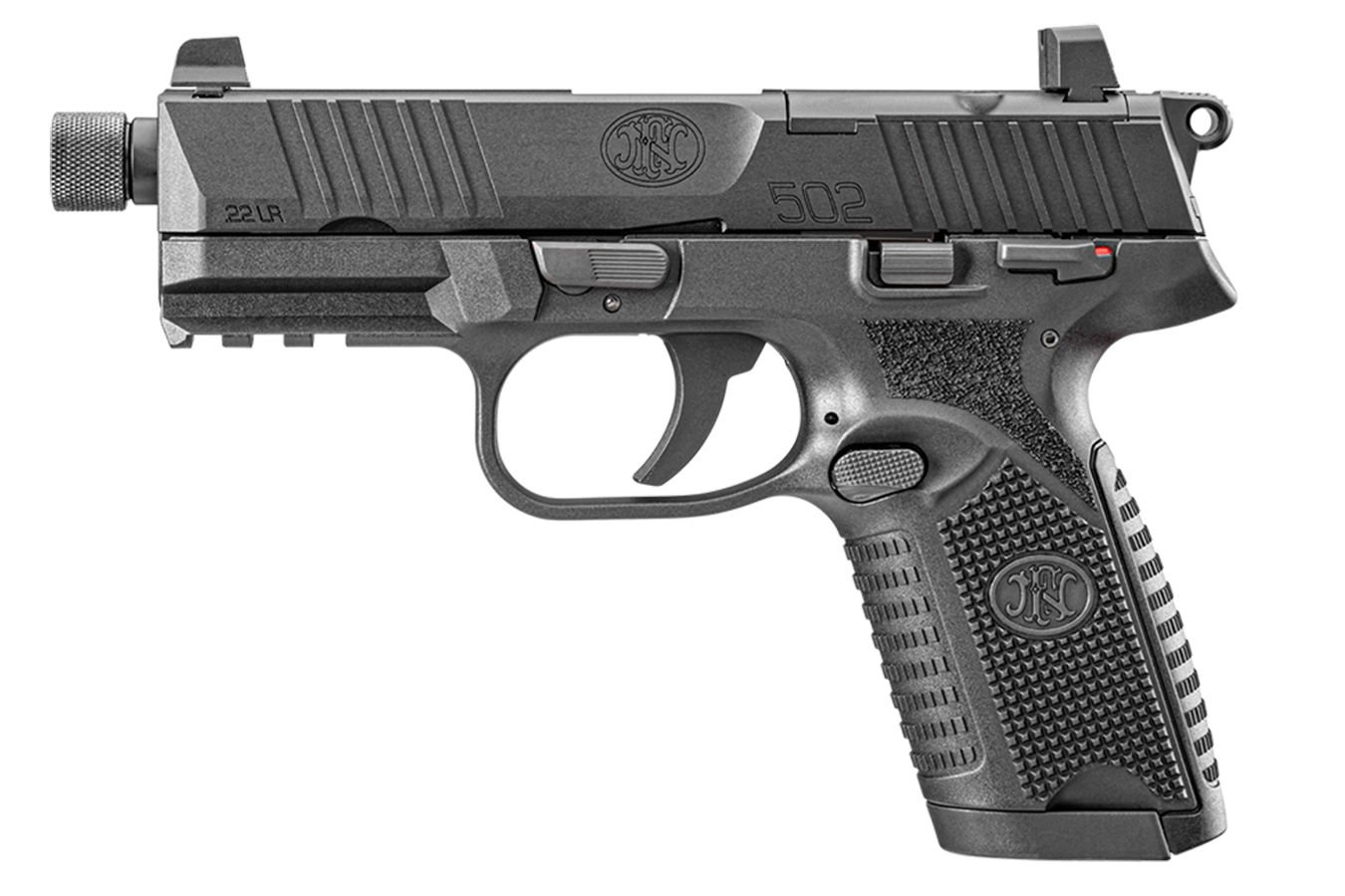 FN FN502 Tactical 22LR Optic Ready Rimfire Pistol with Threaded Barrel ...