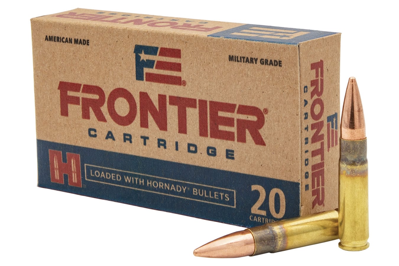 Hornady FR450 Frontier 300 Blackout 125 GR FMJ 100 Rounds in Ammo Can ...