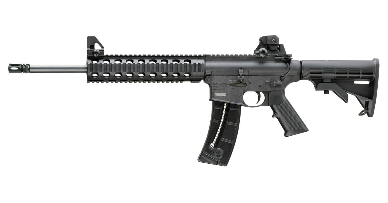 Smith & Wesson M&P15-22 22 LR Semi-Auto Rimfire Rifle with Threaded ... Smith & Wesson M&P15-22 22 LR Semi-Auto Rimfire Rifle with Threaded ...