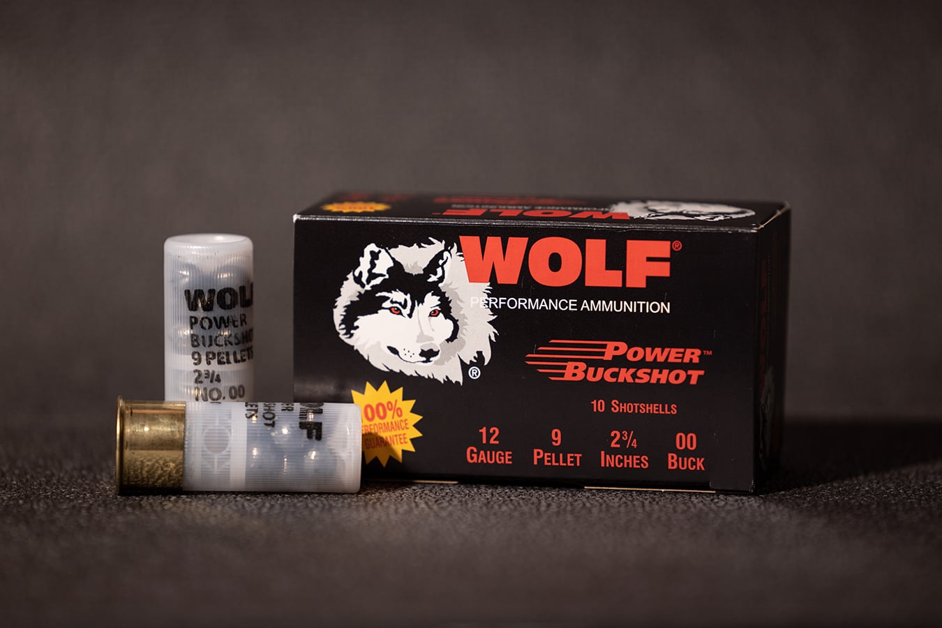Wolf Ammo WOL1200B120 12 Gauge 2-3/4 In 9 Pellet 00 Buckshot 10/Box ...